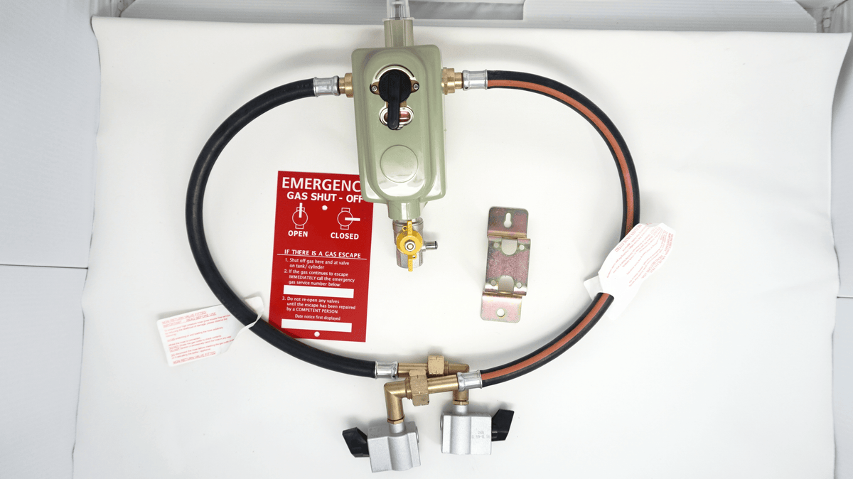 RF6030 Automatic Changeover Gas Regulator Kit with OPSO ROI and 27mm G ...