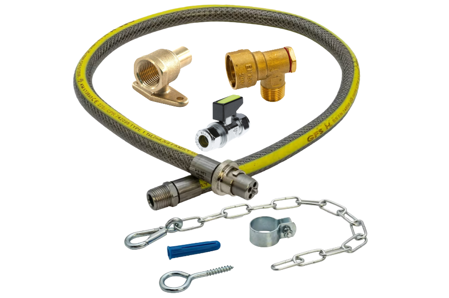 Bayonet Gas Cooker Installation Kit (15mm x10mm) - LPG & Natural Gas ...