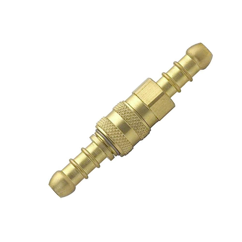 LPG Brass Quick Release Coupling Connector 1 Extra Nozzle For 8mm Inne ...
