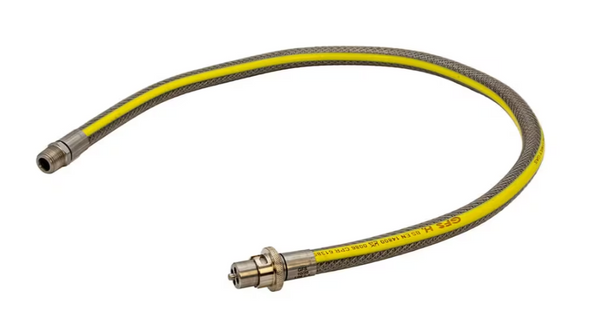 1 Metre Straight Bayonet Swivel Head Gas Cooker Hose GFS 1/2" x 1000mm ...
