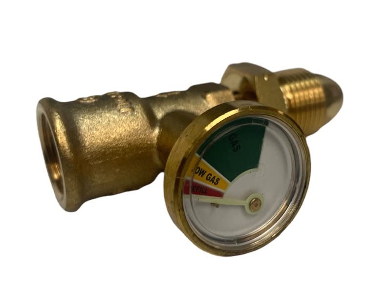 HI-LO GAUGE LEVEL INDICATOR PROPANE LPG GAS BOTTLE CYLINDER POL ADAPTO ...