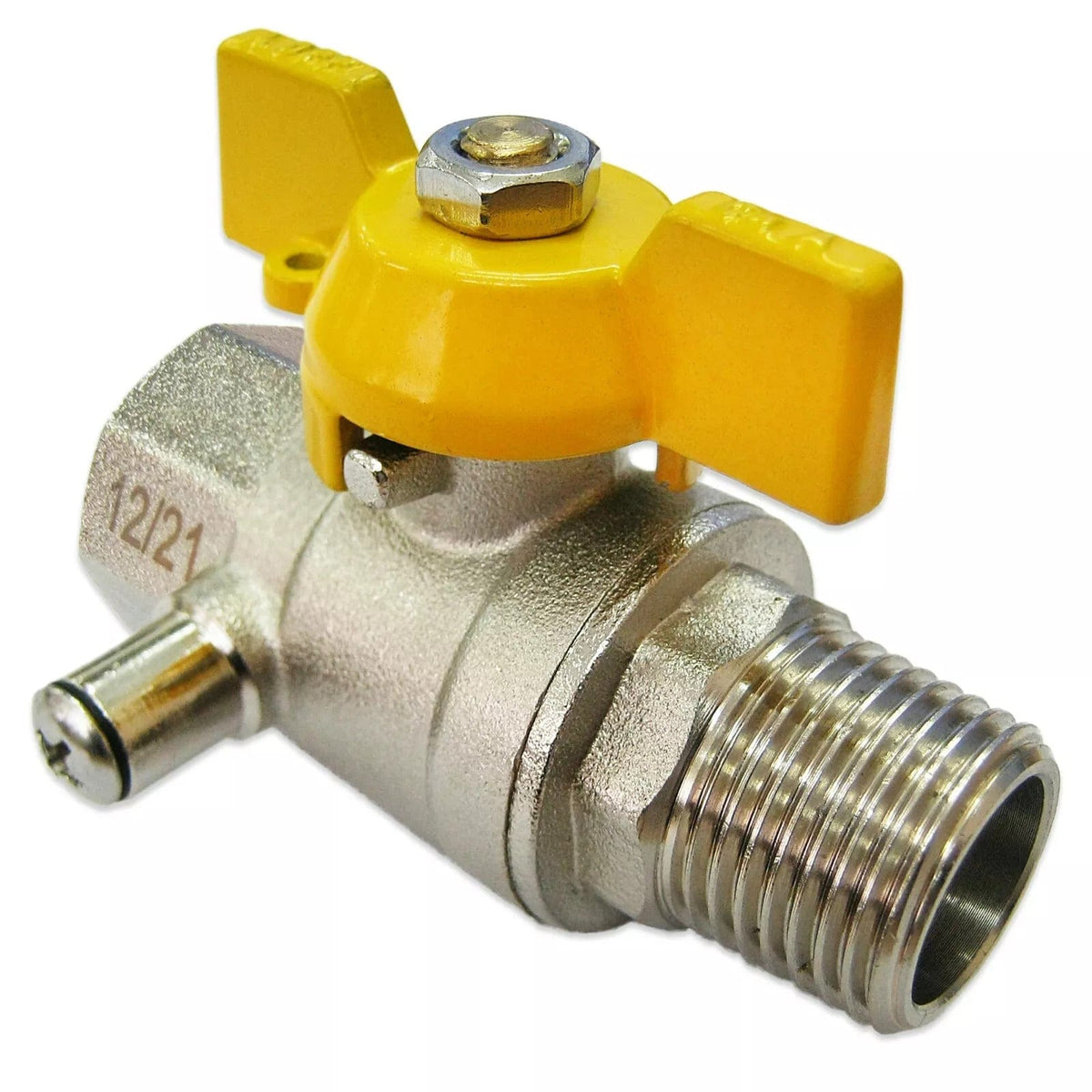 3/8" X 1/2" Test Point Ball Valve Gas Test Lpg Static Caravan – LPGJets