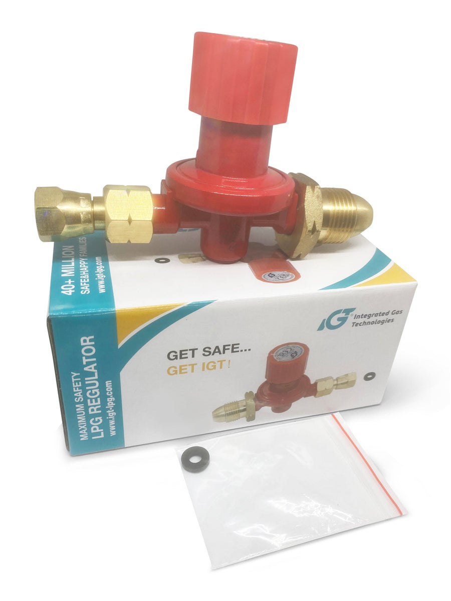 High Pressure Propane Regulator 4 bar Adjustable POL x 1/4" outlet 8 K ...