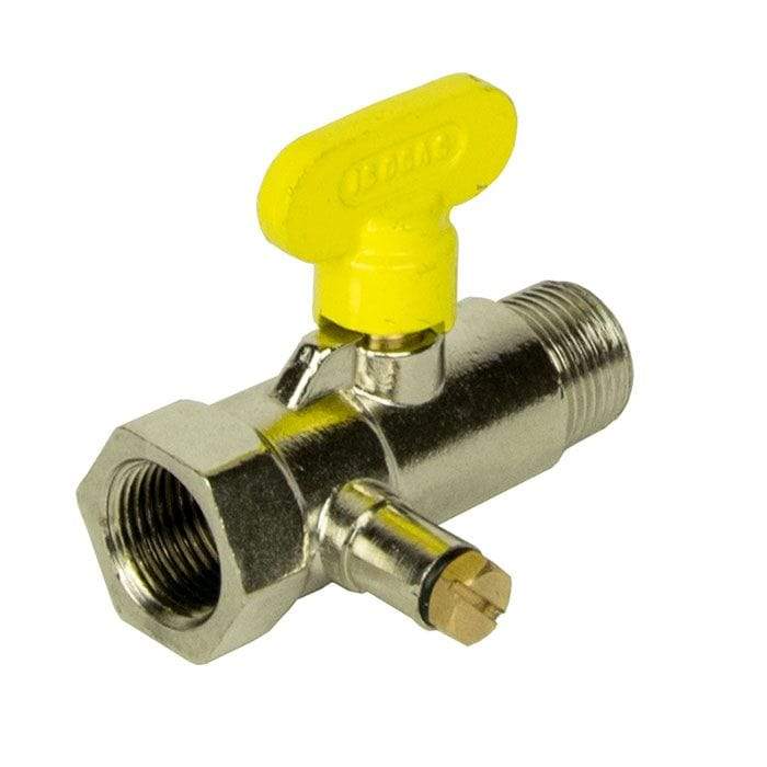 GAS TEST POINT BALL VALVE PROPANE LP LPG Butane Male 3/8" Female 3/8 ...